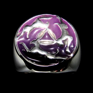 Sterling Silver Ring Three Hares in Circle the Tinners Rabbits Ancient ...