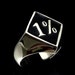 Sterling Silver Freemasonry Ring Winged Hourglass Masonic - Etsy