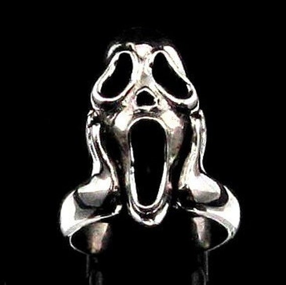 Sterling Silver Art Work Ring the Scream Inspired by Munch | Etsy