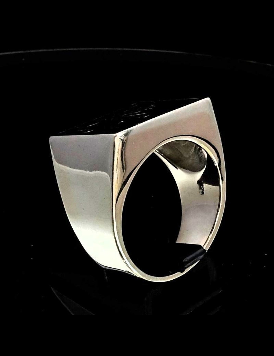 Sterling Silver Ring Winged Lion Sphinx Ancient Sumerian - Etsy