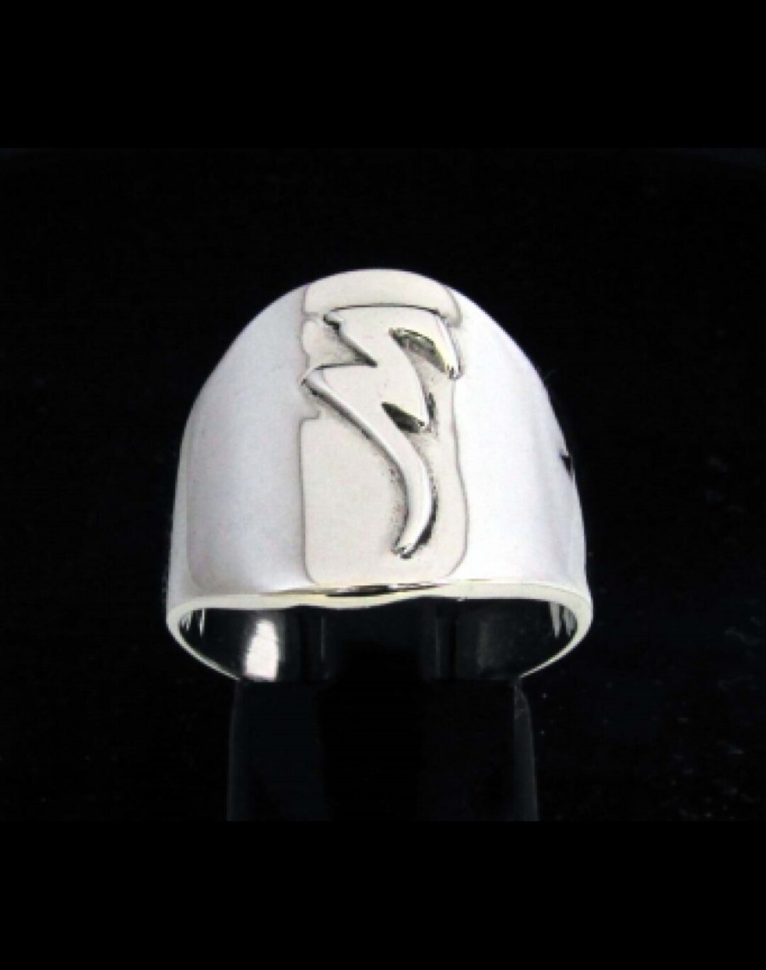 Sterling Silver Elder Scrolls Symbol Ring Seht Daedric - Etsy