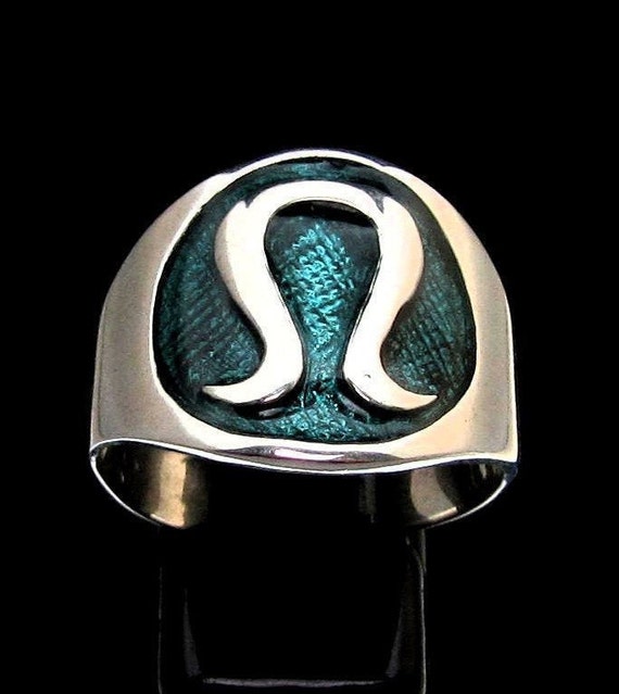 Sterling Silver Ring Sumerian Omega Ancient Symbol Ninhursag | Etsy