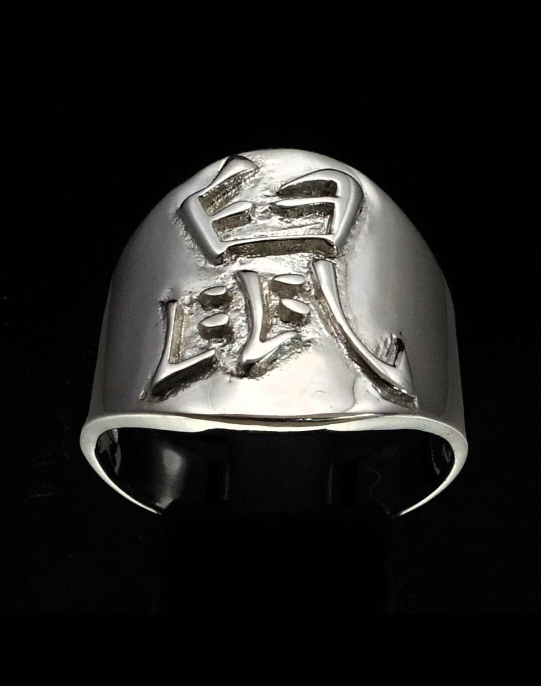 Sterling Silver Zodiac Ring Rat Chinese Letter Horoscope Symbol Year of ...