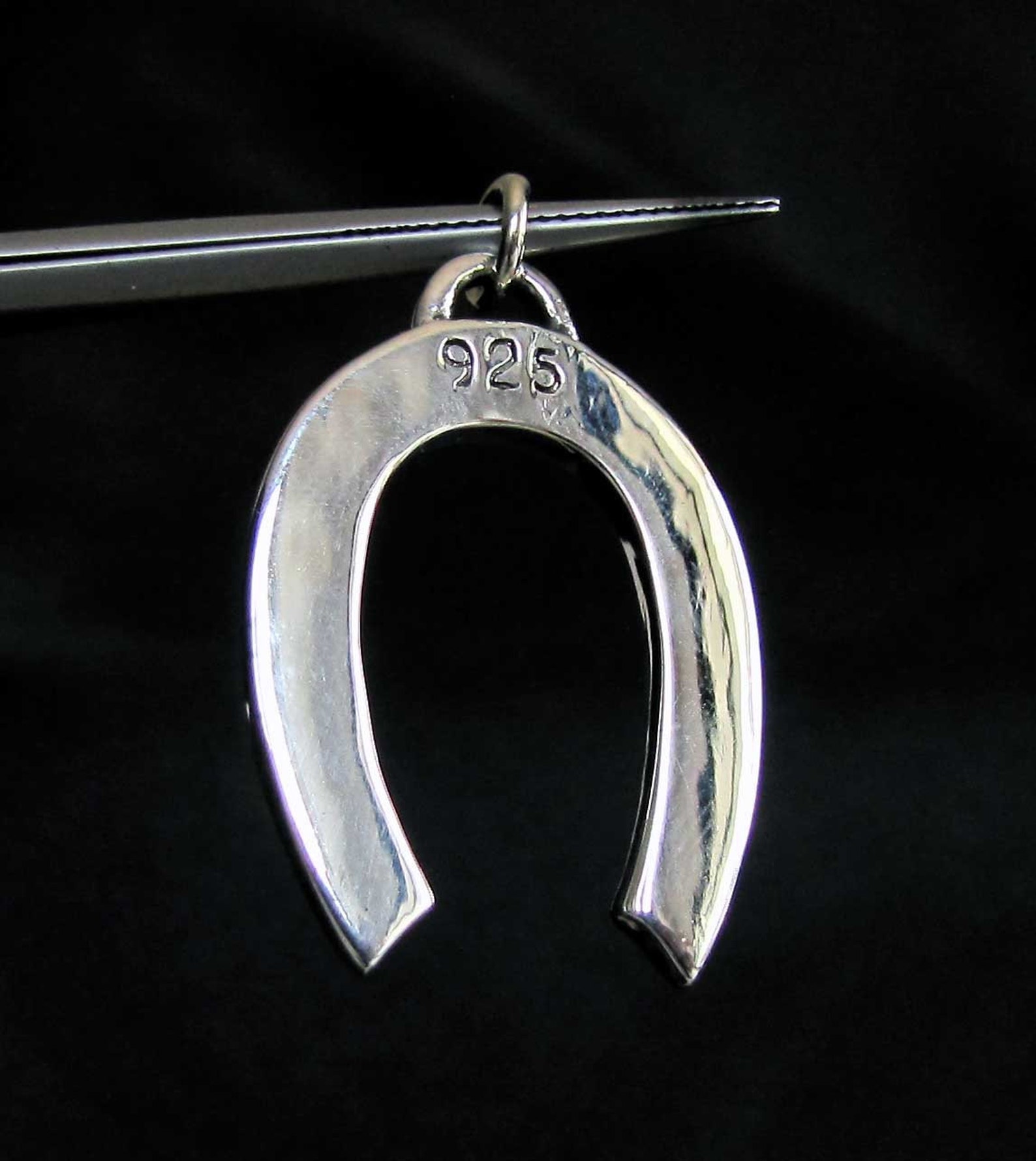 Sterling zilver Lucky charme Hangijzer met 13 Sterren hoog | Etsy