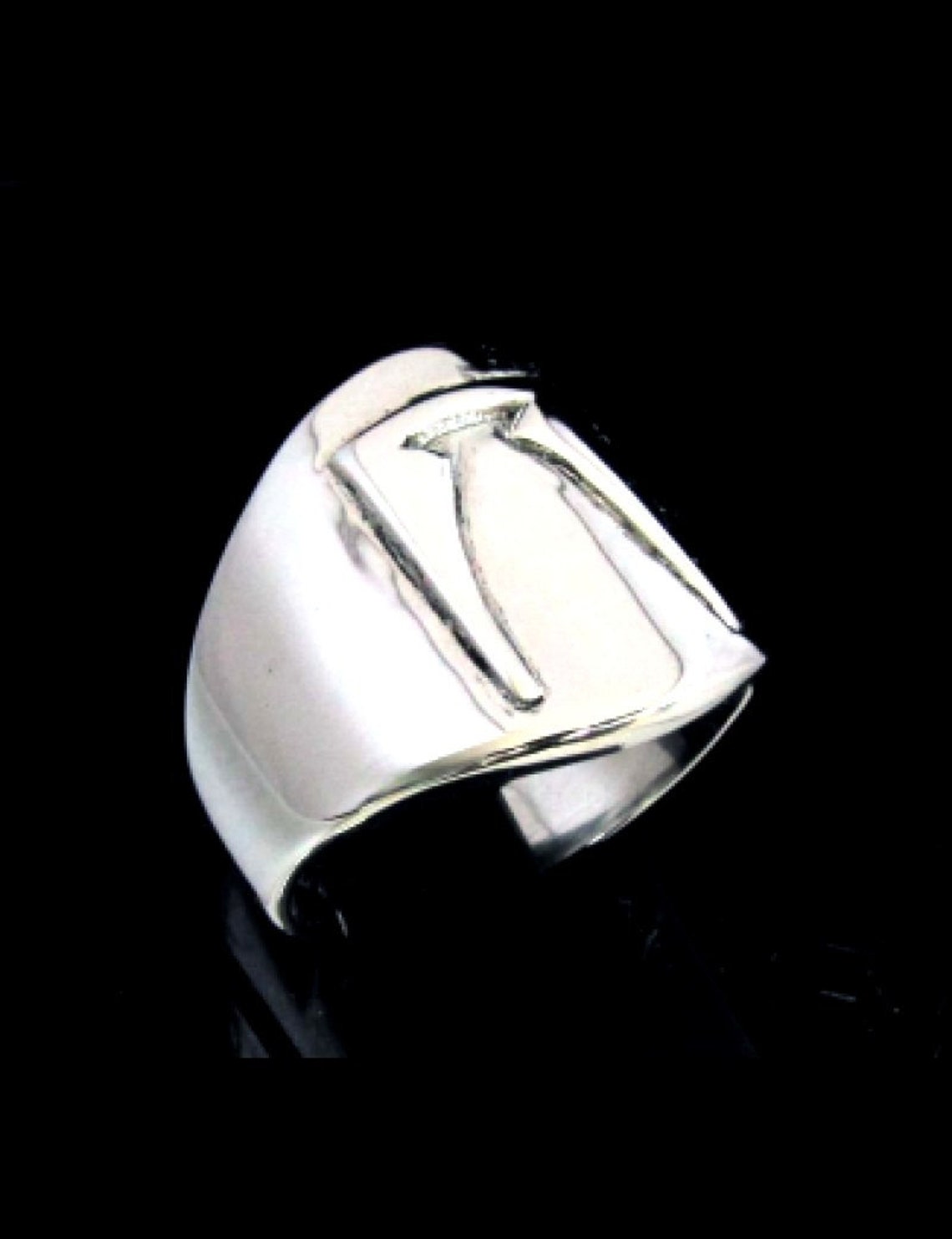 Sterling Silver Elder Scrolls Symbol Ring Cess Daedric | Etsy