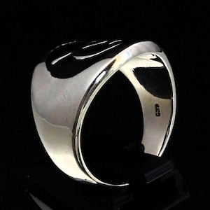 Sterling Silver Communist Symbol Ring Hammer and Sickle USSR With Black ...