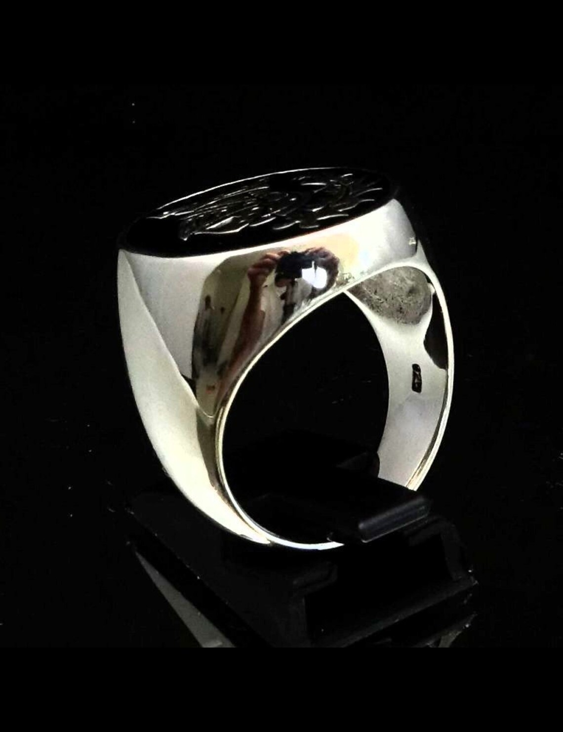 Sterling Silver Men's Ring Medieval Knight Armored Soldier - Etsy