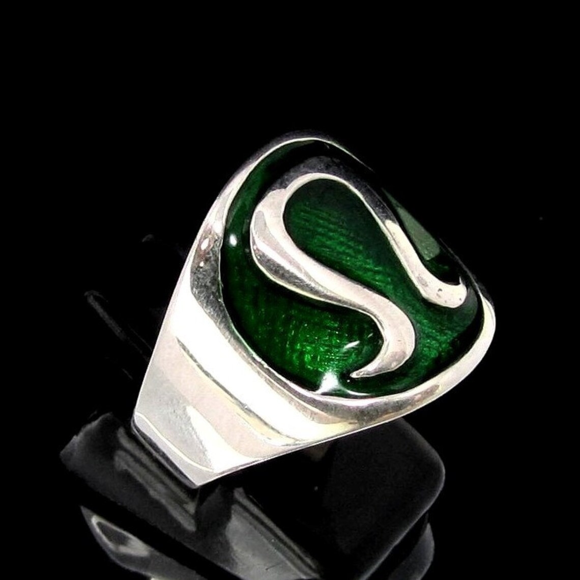 Sterling Silver Ring Sumerian Omega Ancient Symbol Ninhursag | Etsy