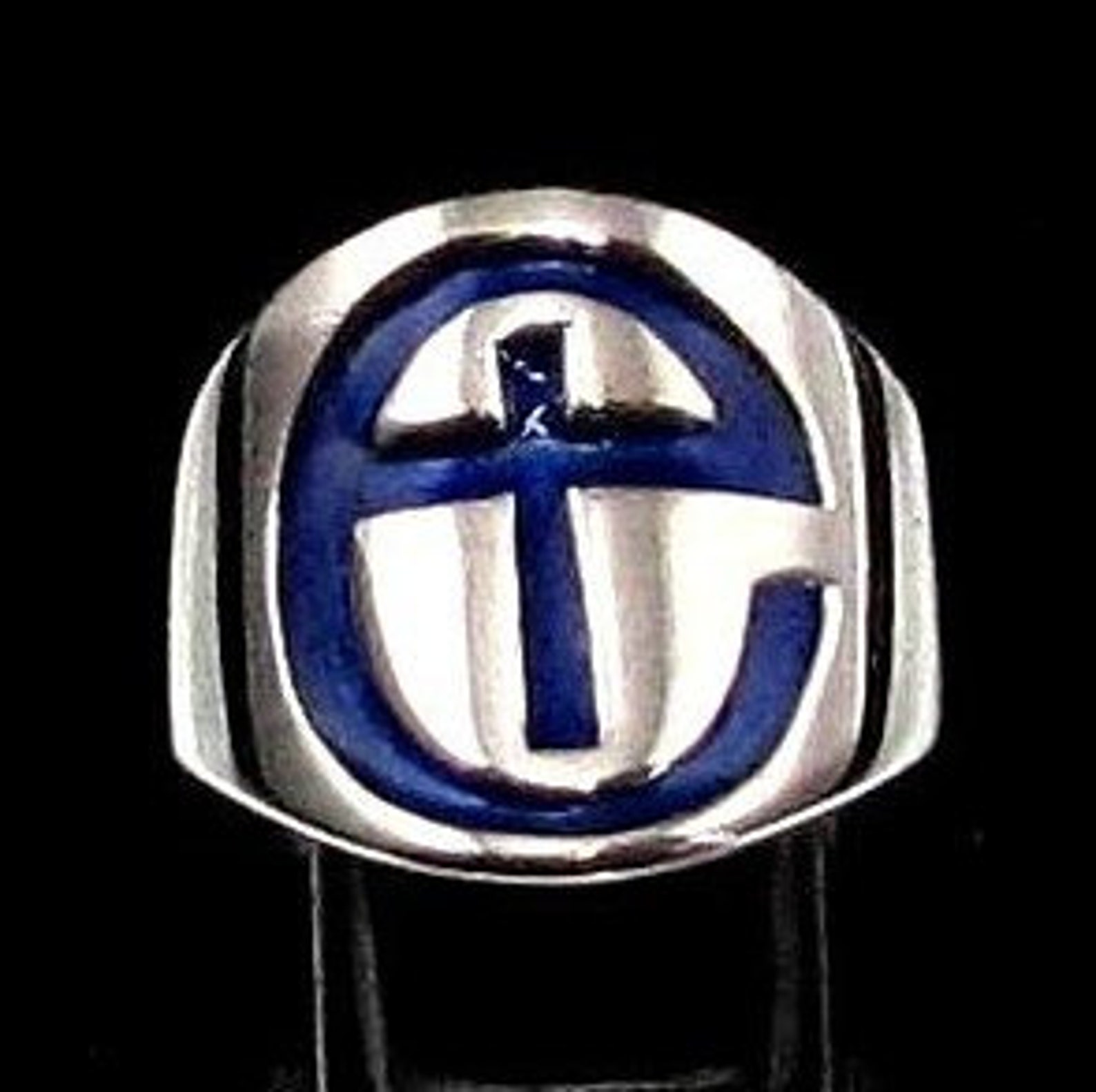 Sterling Silver Anglican Cross Ring Church of England - Etsy