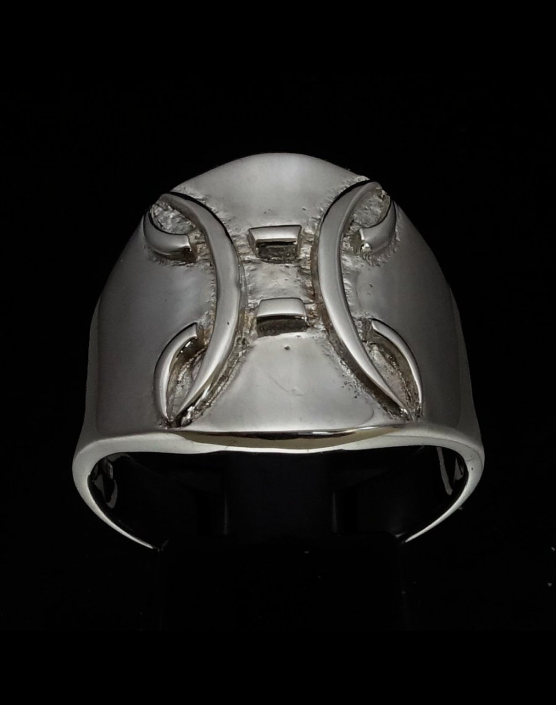 Sterling silver ring Gemini Zodiac symbol Horoscope astrology | Etsy