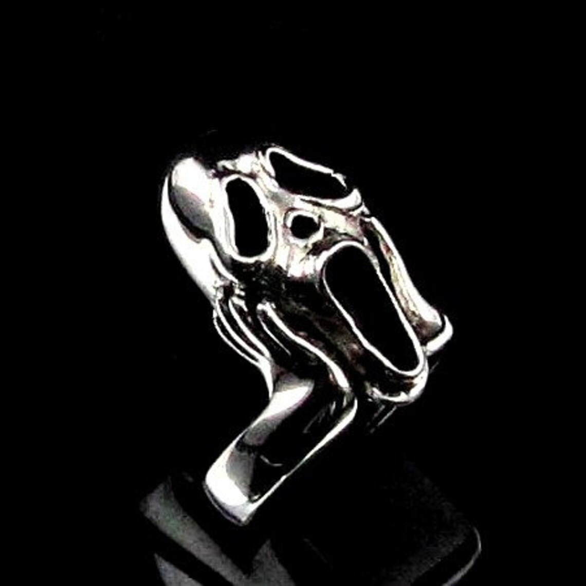 Sterling Silver Art Work Ring the Scream Inspired by Munch | Etsy