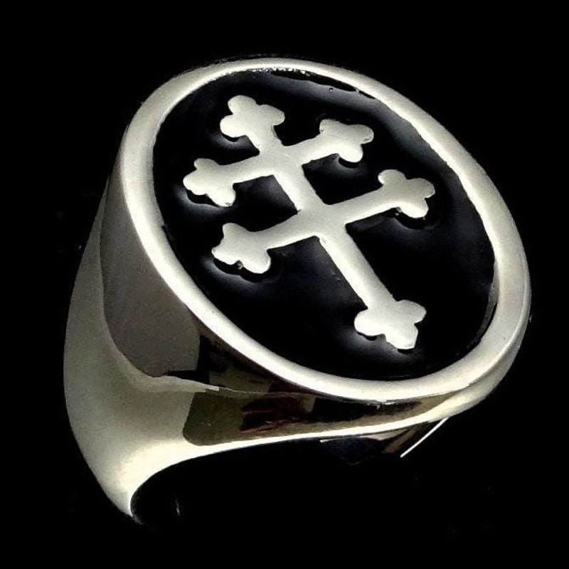 Cross Ring - Etsy