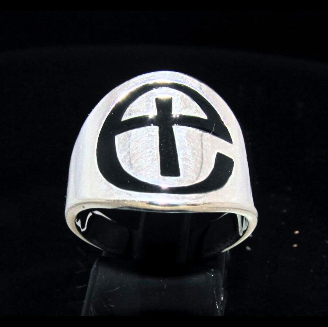 Sterling Silver Anglican Cross Ring Church of England - Etsy