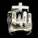 Big Sterling Silver Atheist Ring Fist With Cross as Middle - Etsy