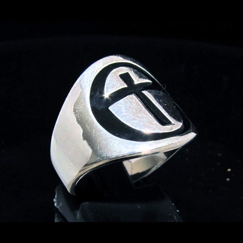 Sterling Silver Anglican Cross Ring Church of England | Etsy