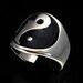 Sterling Silver Symbol Ring Yin and Yang Ancient Chinese - Etsy