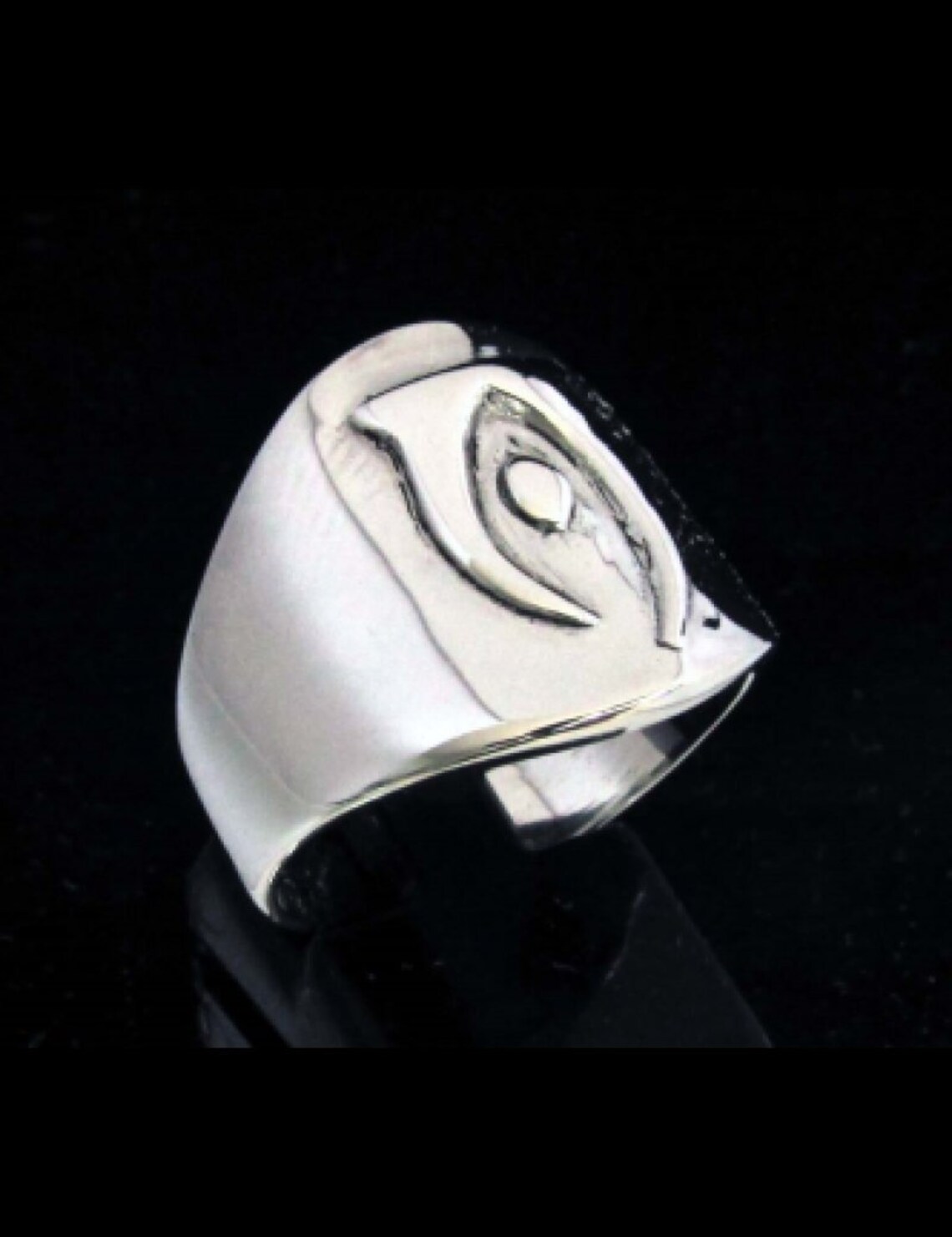 Sterling Silver Elder Scrolls Symbol Ring Oht Daedric Alphabet | Etsy