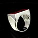 Sterling Silver Canadian Flag Ring Canada Maple Leaf With Red - Etsy