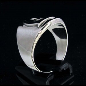 Sterling Silver Elder Scrolls Symbol Ring Oht Daedric Alphabet | Etsy