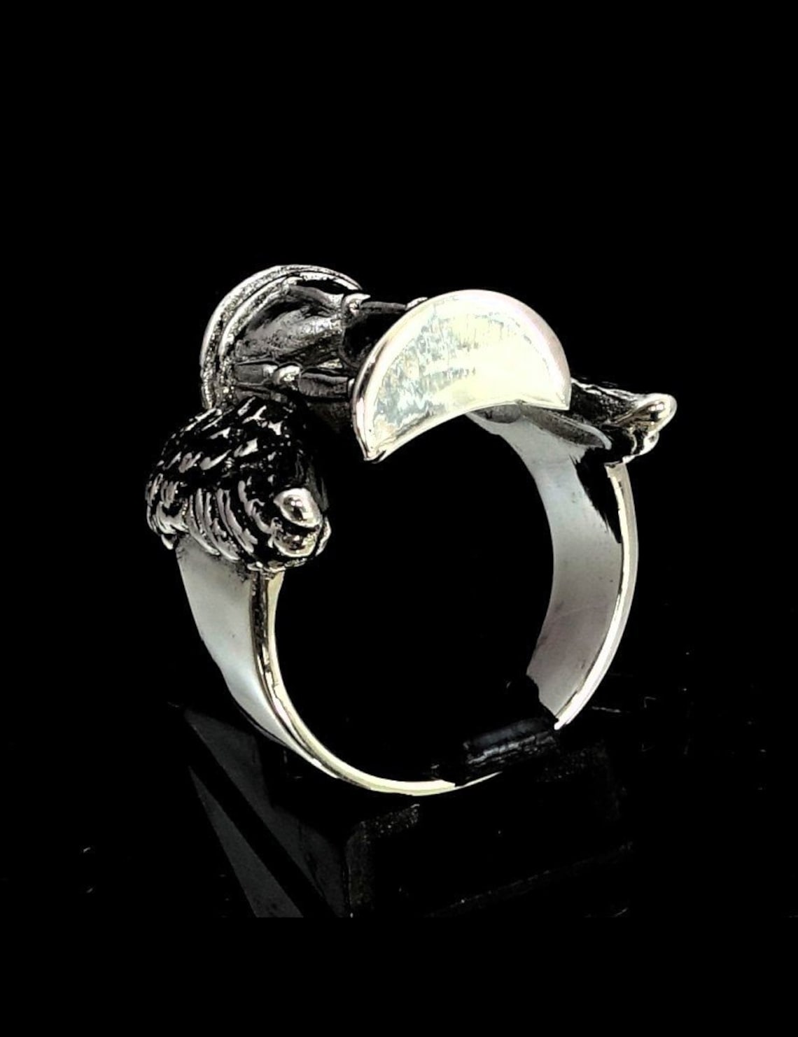 Sterling Silver Freemasonry Ring Winged Hourglass Masonic | Etsy