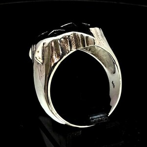 Sterling Silver Ring Anarchy Punk Symbol in Circle UK - Etsy