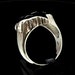 Sterling Silver Ring Anarchy Punk Symbol in Circle UK - Etsy