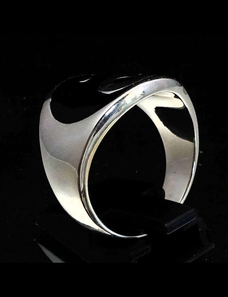 Sterling Silver Symbol Ring Yin and Yang Ancient Chinese | Etsy