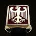 Sterling Silver Men's Ring German Eagle Flag Germany Coat of Arms With ...