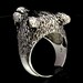 Sterling Silver Ring Vicious Werewolf Mythical Animal Killer Wolf High ...