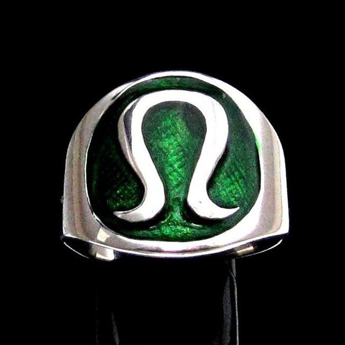 Sterling Silver Ring Sumerian Omega Ancient Symbol Ninhursag | Etsy