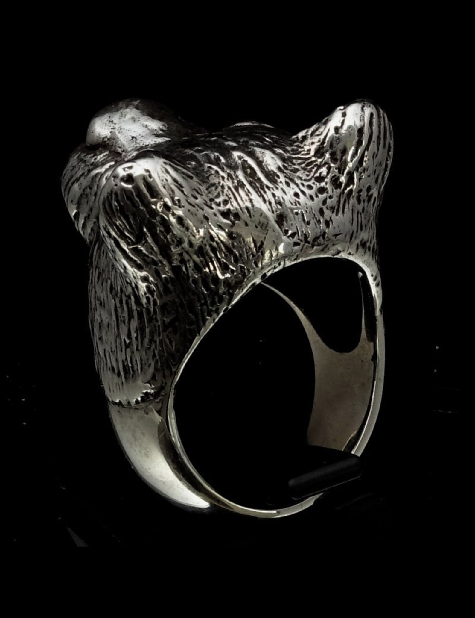 Stunning Sterling silver Animal ring Lioness Female Lion Head | Etsy