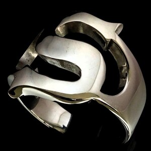 Sterling Silver Initial S Ring - High Polished Unisex Band - Etsy