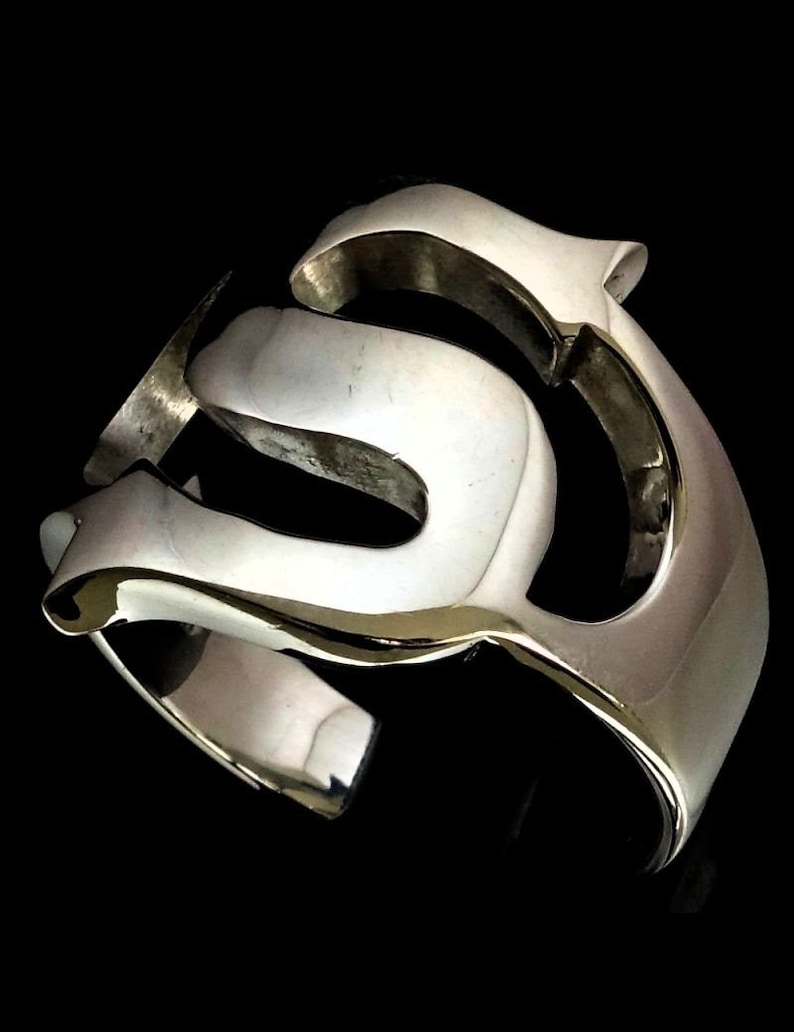 Sterling Silver Initial S Ring - High Polished Unisex Band - Etsy