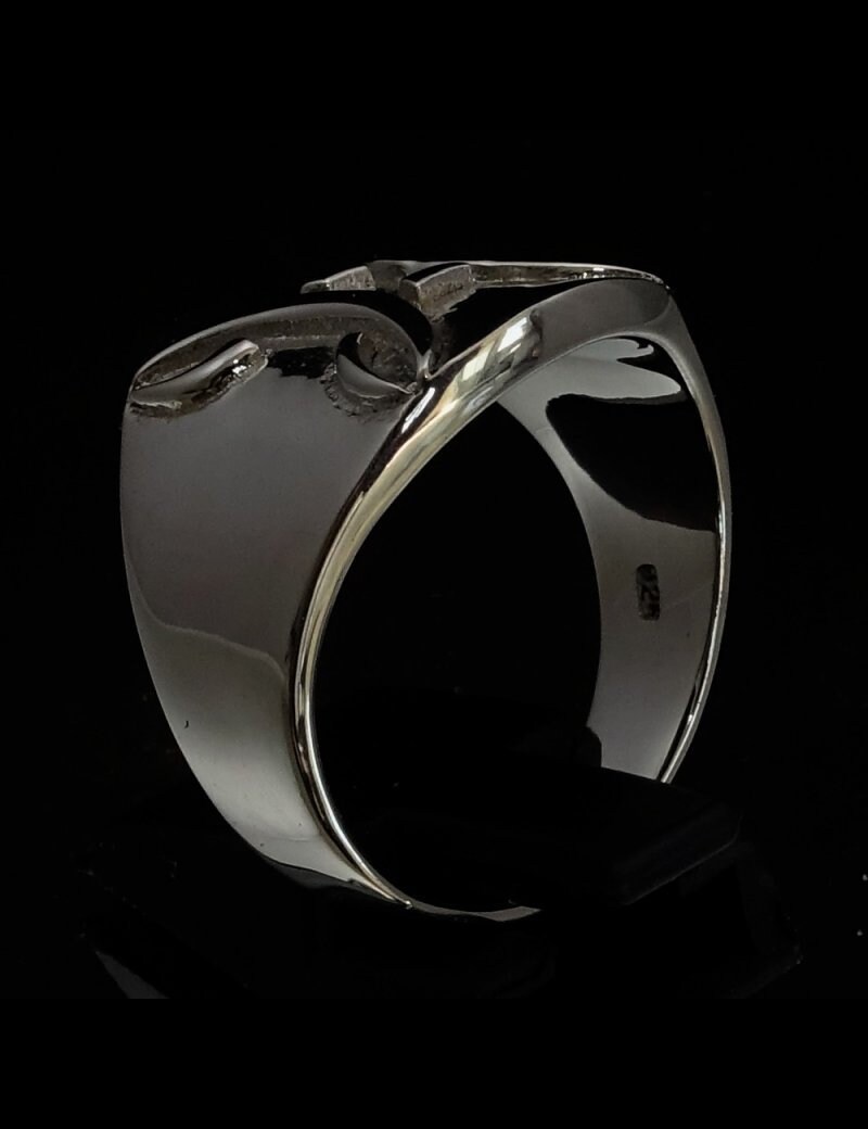 Sterling silver ring Gemini Zodiac symbol Horoscope astrology | Etsy