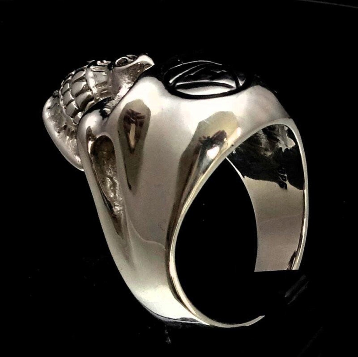 Sterling Silver Ring Royal Masonic Arch Triple Tau Freemasonry - Etsy