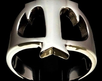 Sterling Silver Initial P Ring Alphabet Letter High Polished | Etsy