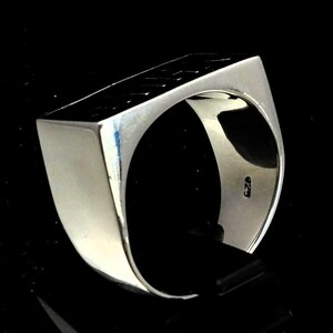 Sterling Silver Initial Ring YHWH Hebrew Name God of Israel - Etsy