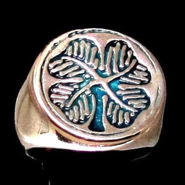 Shamrock Ring - Etsy