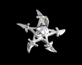 Ninja Star Pendant - Etsy