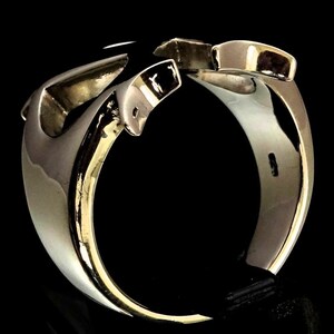 Sterling Silver Initial K Ring Alphabet Letter High Polished 925 Silver ...