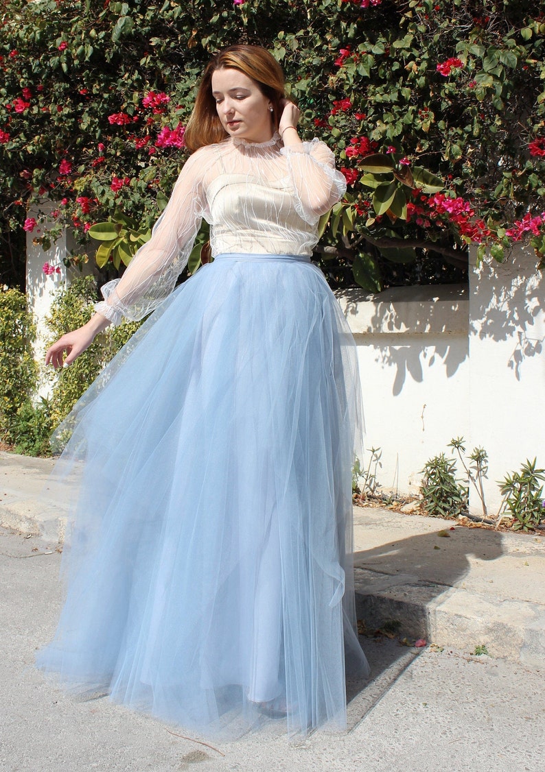 Bridal Tulle Top/embroidered Tulle Top/bridal Cover Up/tulle Blouse ...