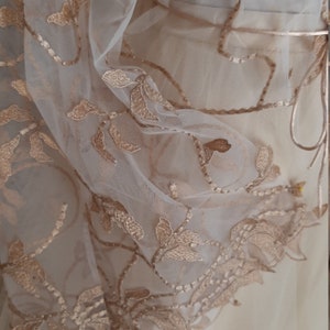 SAMPLE Sale/embroidered Tulle Jacket/bridal Cover Up/tulle Jacket With ...