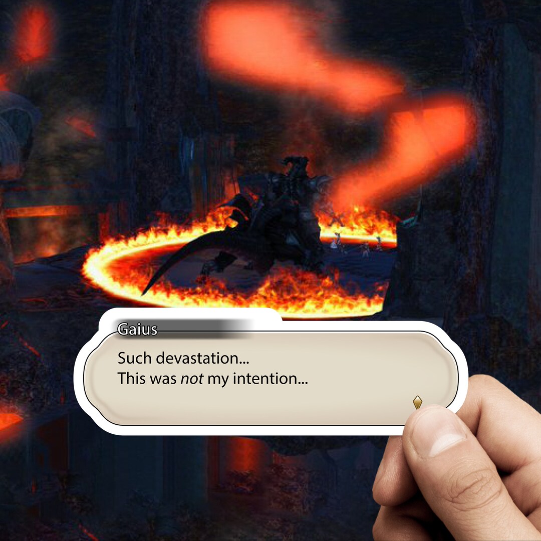 Such Devastation Gaius Van Baelsar Final Fantasy 14 - Etsy Such Devastation Gaius Van Baelsar Final Fantasy 14 - Etsy