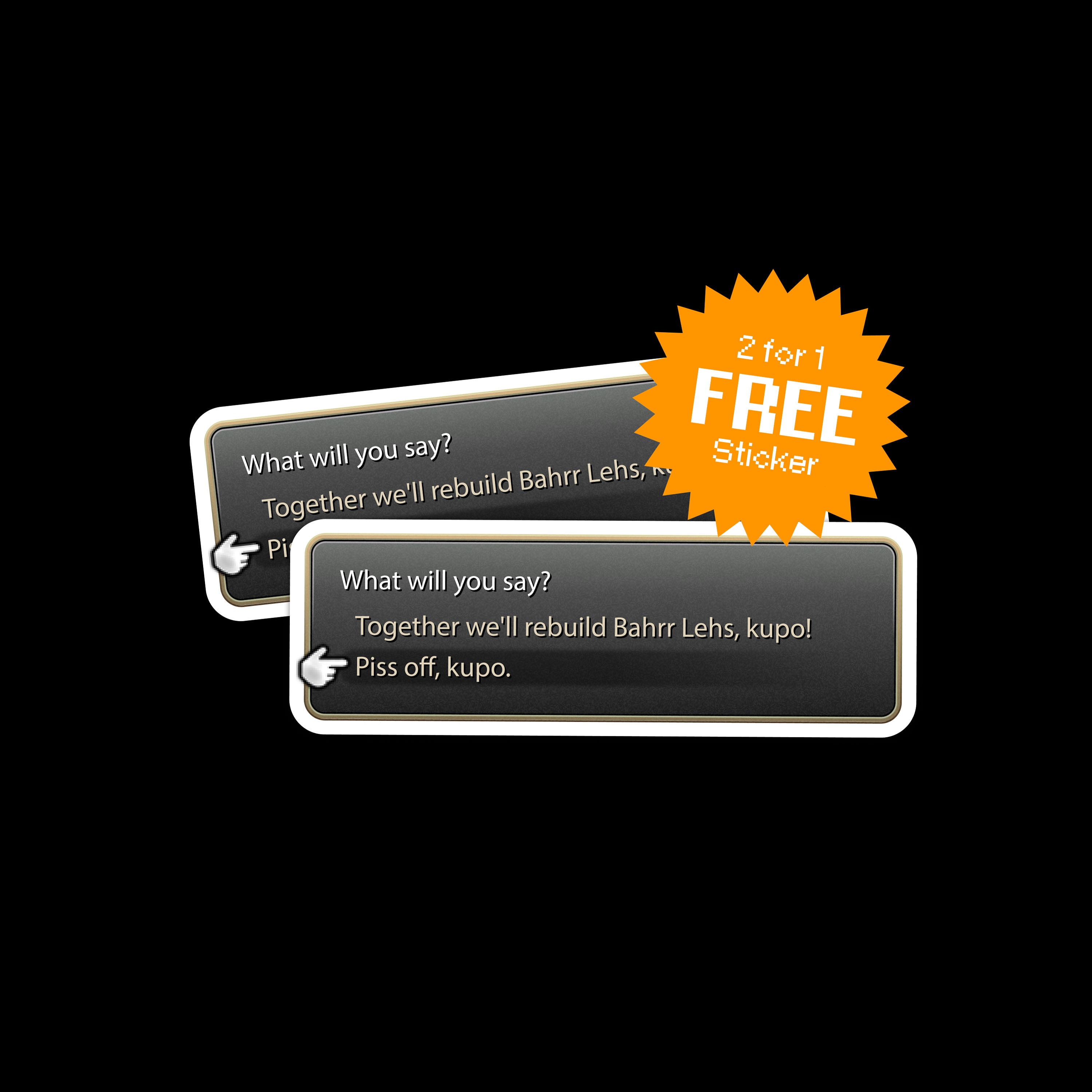 Piss Off Kupo Master Mogzin Final Fantasy 14 Sticker - Etsy Australia