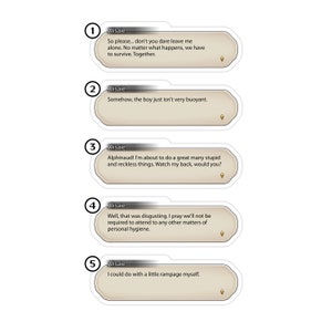 Final Fantasy XIV - Quote Stickers - Alisaie Leveilleur - Etsy