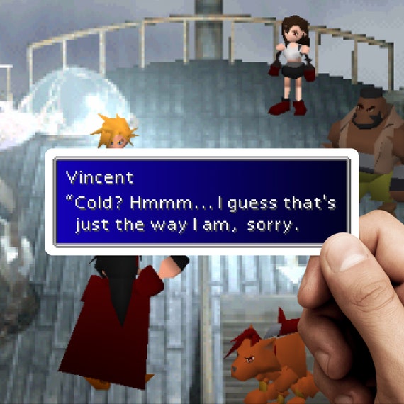 Decals & Skins Laptop Final Fantasy 7 Sticker Vincent Valentine Less ...