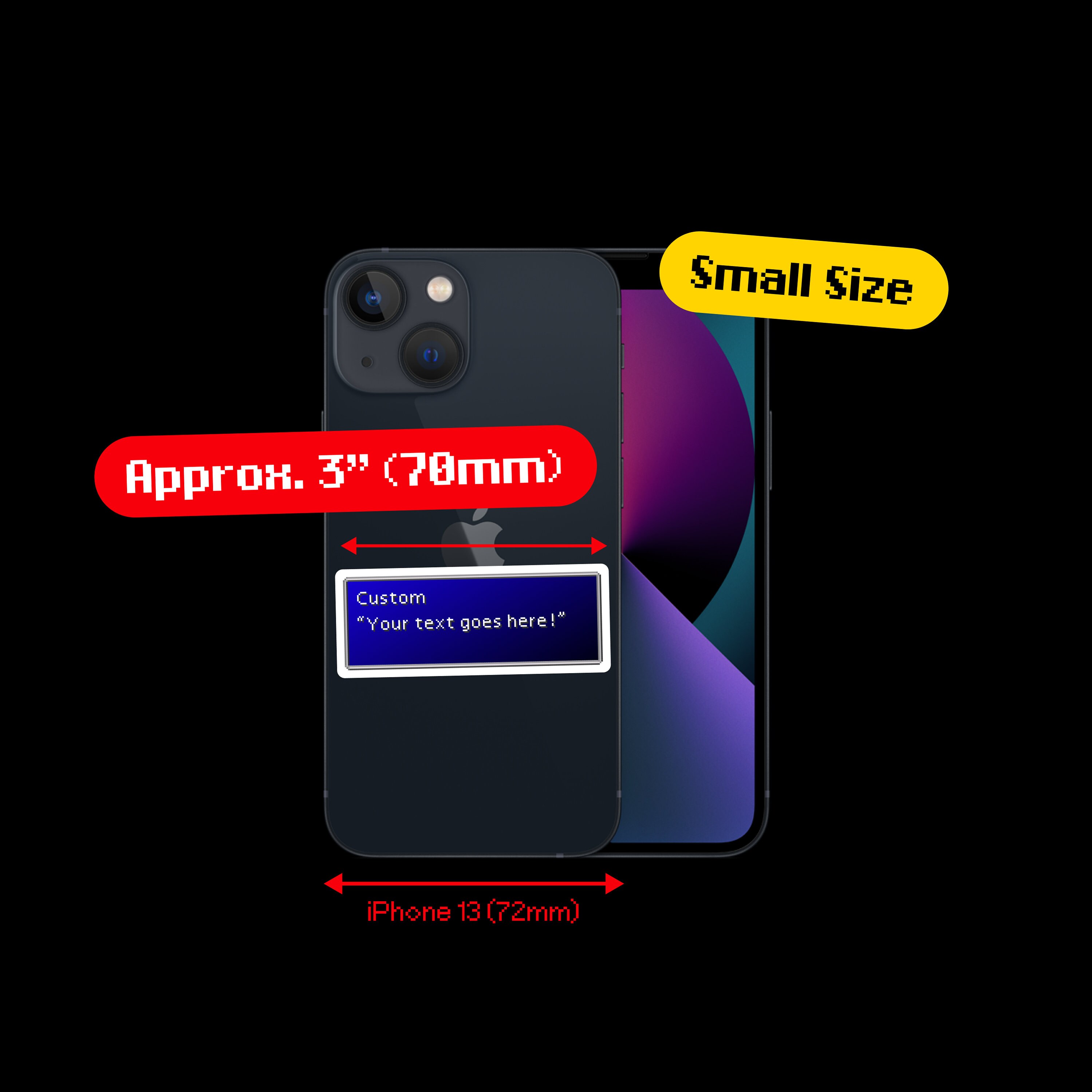 Custom FF7 Text Box Sticker | Etsy