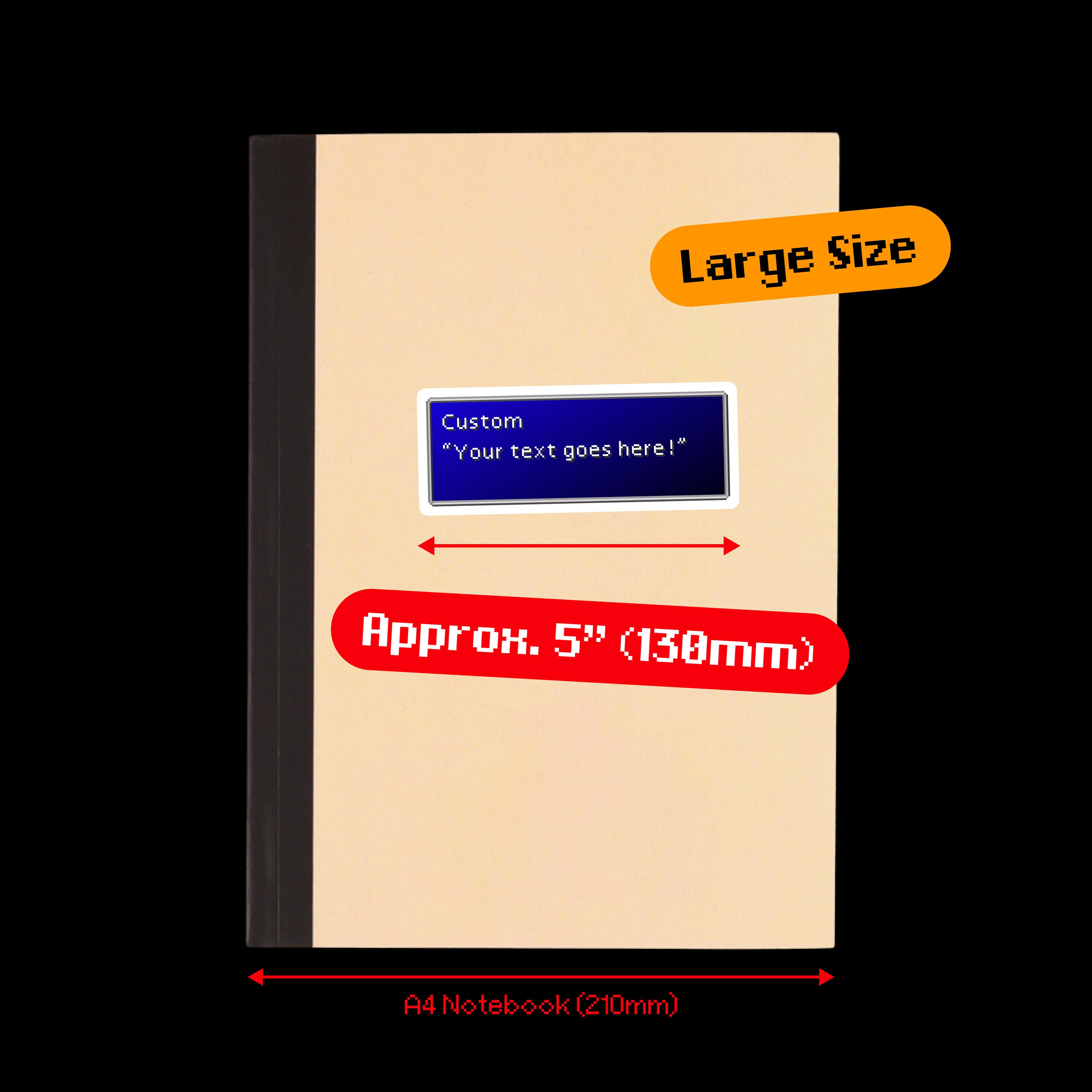 Custom FF7 Text Box Sticker | Etsy