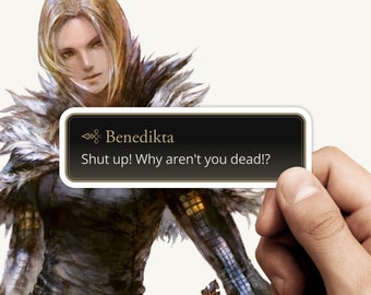 Final Fantasy VII Cloud Strife Quote Sticker - Etsy