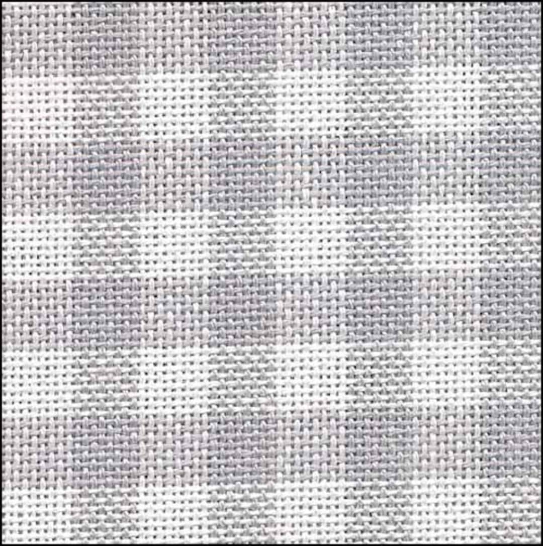 Gray Check - Lugana - 32 Count - Zweigart - Fat Eighth - Etsy